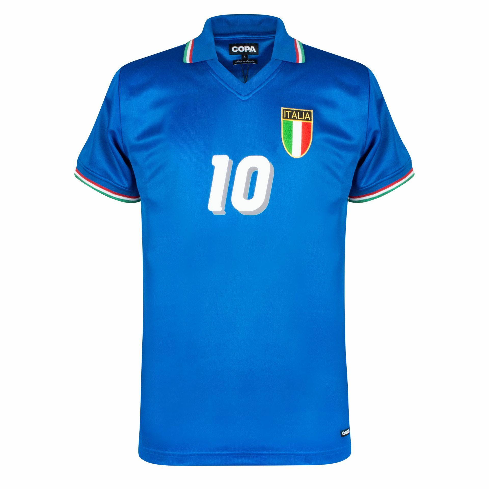 Maglia Storica Italia Coppa del Mondo 1982 + R. Baggio 10 (Retro 94 ...