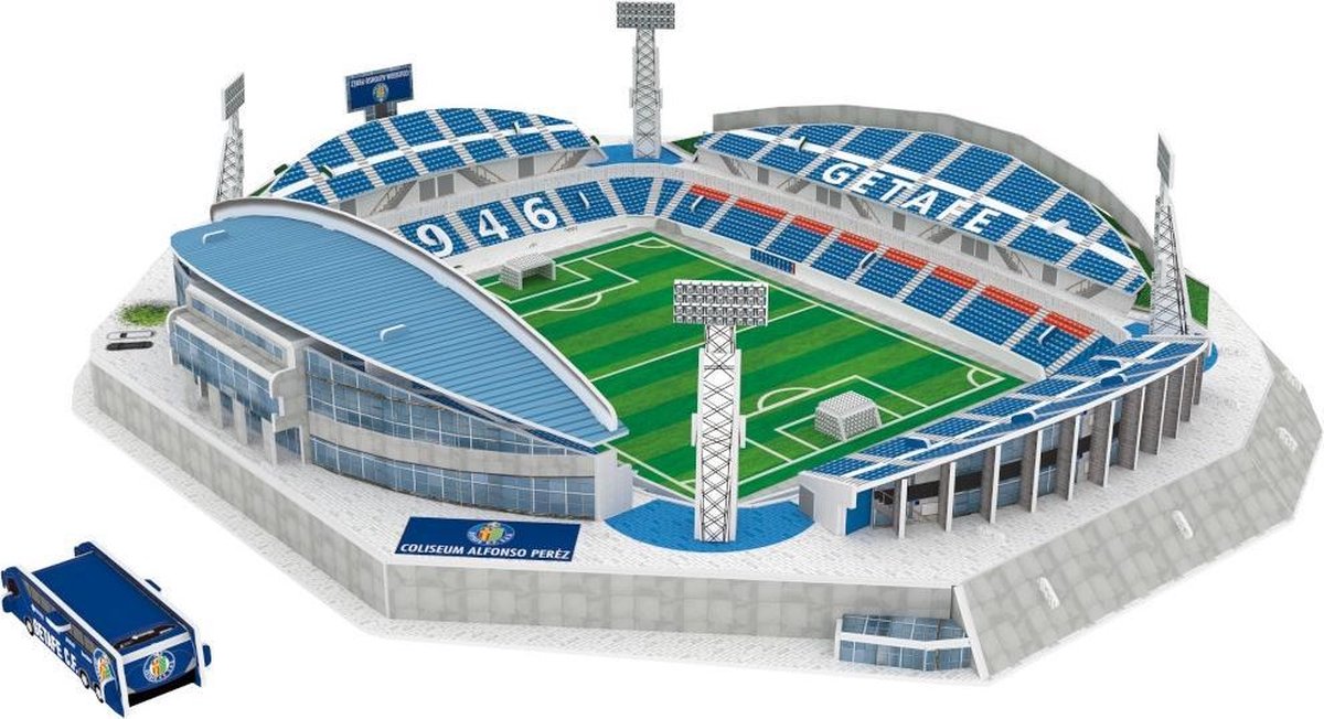 Getafe CF Estadio Coliseum Alfonso Pérez - Puzzle 3D - Specialista in ...